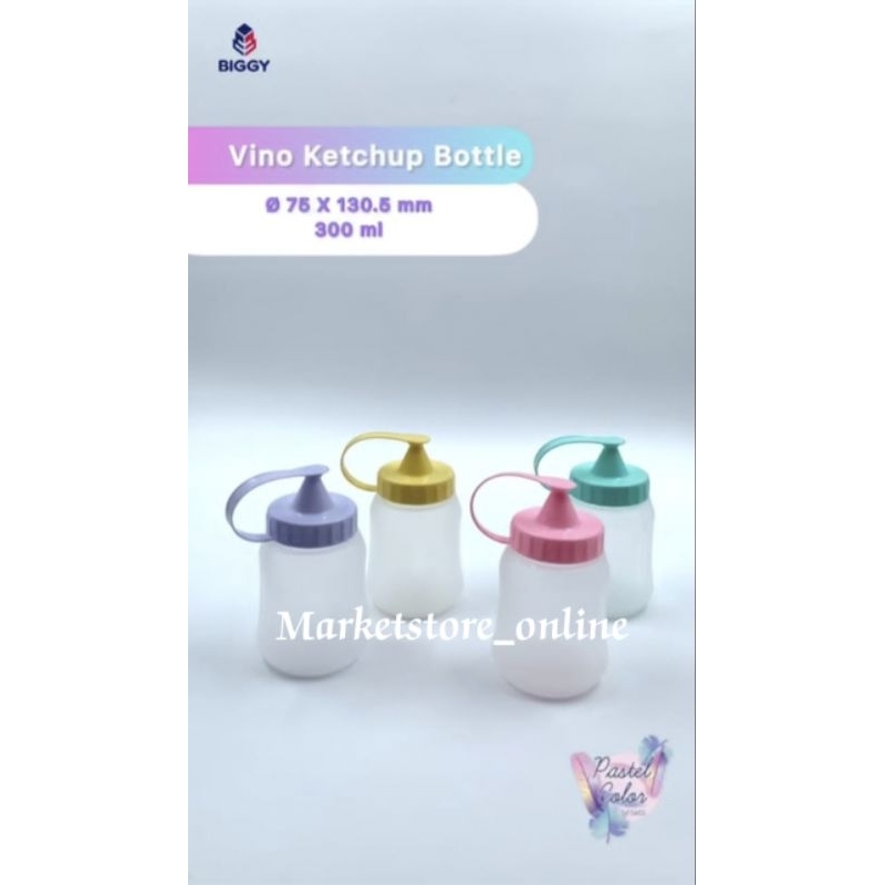 Jual BOTOL KECAP PLASTIK 300 ML/BOTOL SAUS PLASTIK/BOTOL BUMBU/BOTOL CAIR PLASTIK/PLASTIK KECAP ...