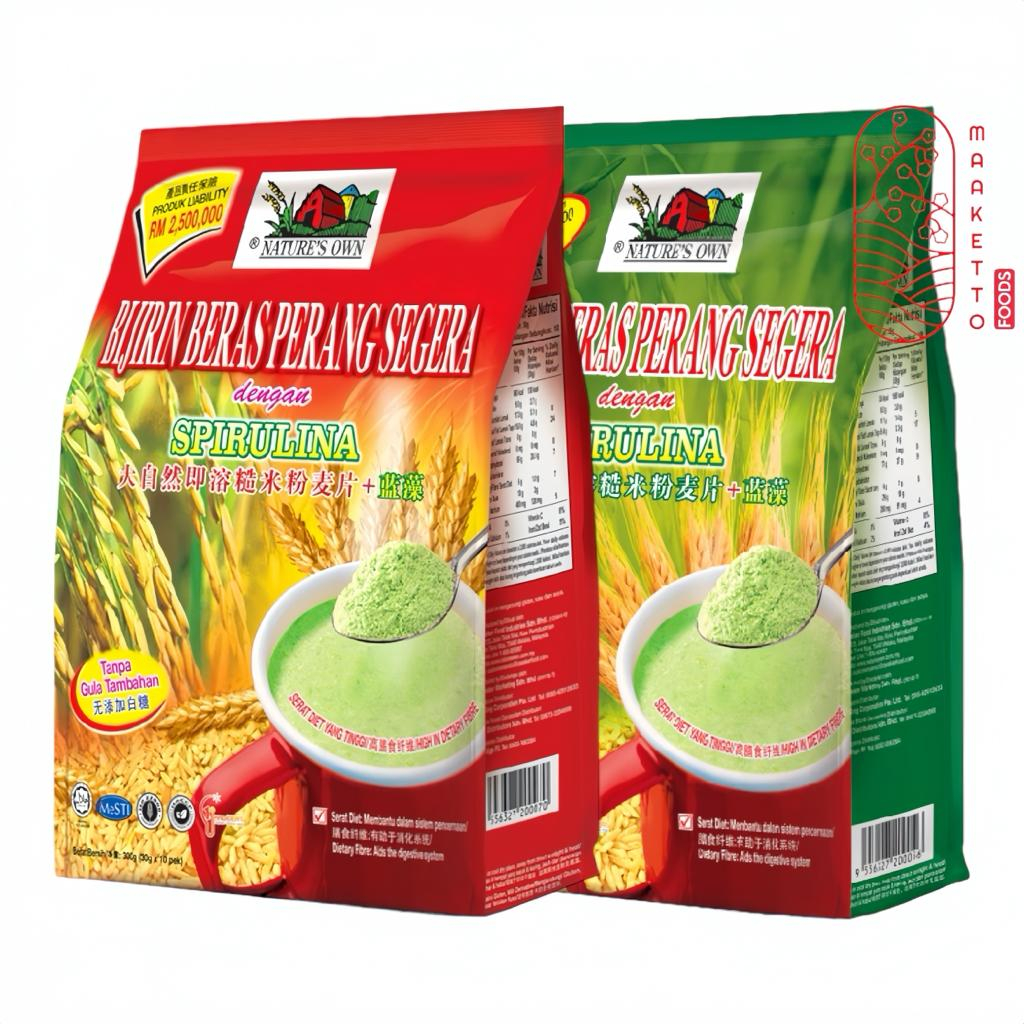 Jual Nature's Own Instant Brown Rice Cereal with Spirulina | Shopee ...