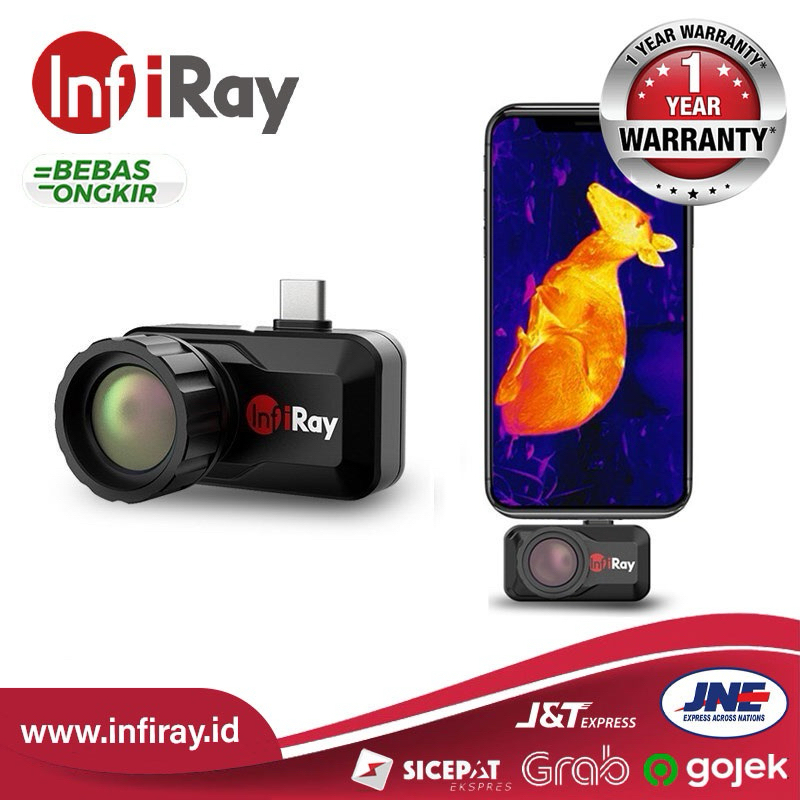 Jual InfiRay T3 Monocular Thermal Imaging Camera Infrared - Type C ...