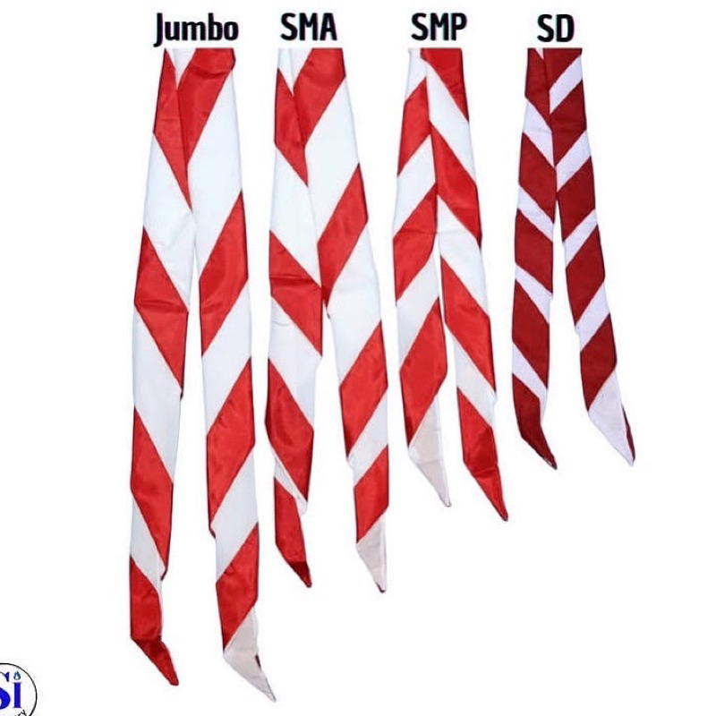 Jual Hasduk Dasi Pramuka Cewek Perempuan Putri Laki Laki Merah Putih Sd Smp Sma Jumbo Hasduk