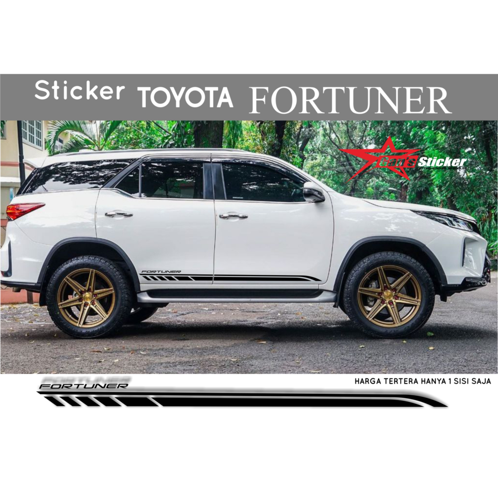 Jual Sticker toyota fortuner 2022 2023 aksesories toyota fortuner ...
