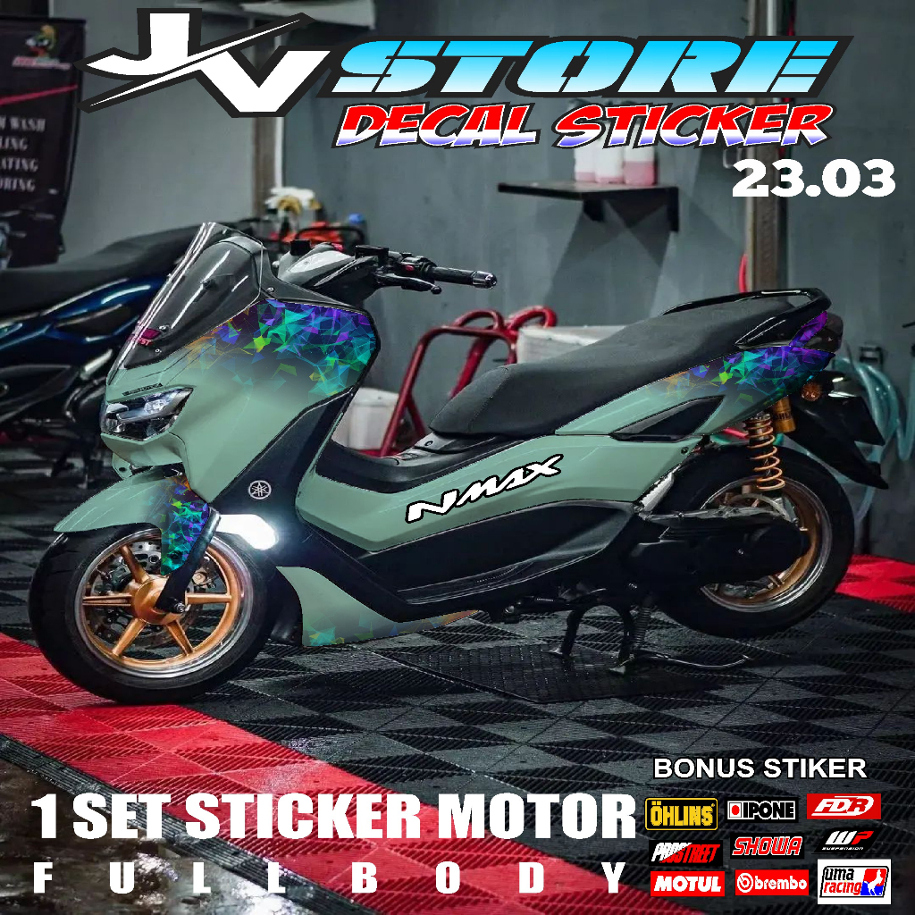 Jual Decal DEKAL STICKER SETIKER ALL NEW NMAX FULL BODY BODI TERBARU ...