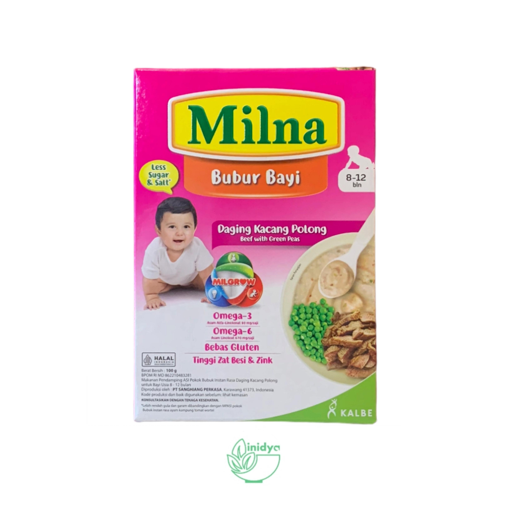 Jual MILNA Bubur Bayi 100gr | Bubur Mpasi Bayi Instan | Makanan Bayi 6 ...