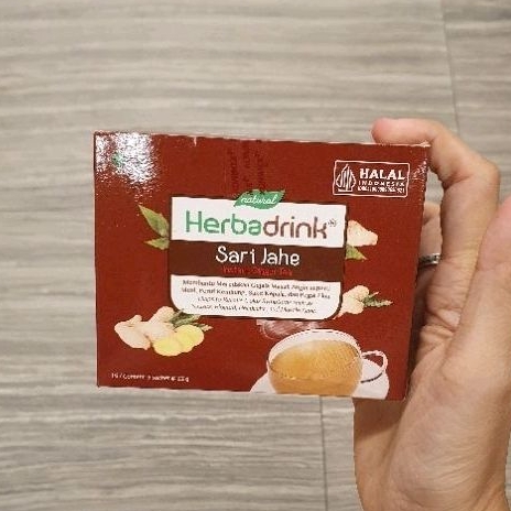 Jual Herba Drink minuman herbal herbadrink rasa SARI JAHE ( isi 5 ...