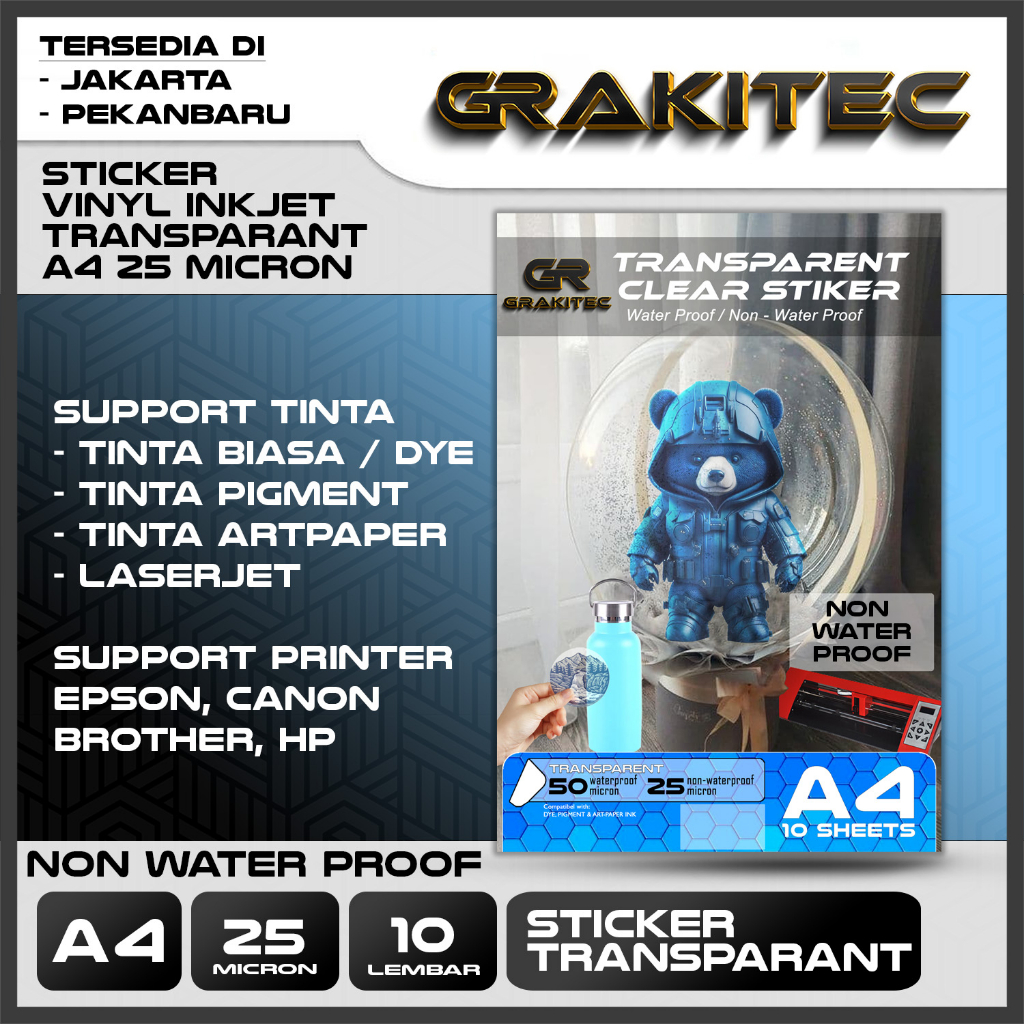 Jual Kertas Sticker Vinyl Transparan - Sticker Vinyl Transparant ...