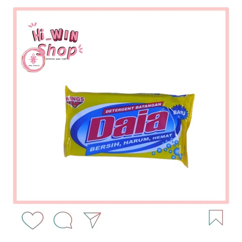 Jual Daia Sabun Batang Sachet Daia Detergent Batangan Sachet | Shopee ...