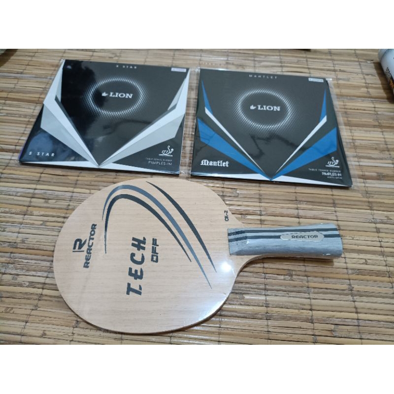 Jual PAKET BET TENIS MEJA REACTOR CK2 PLUS ANTI SPIN ORIGINAL | Shopee Indonesia
