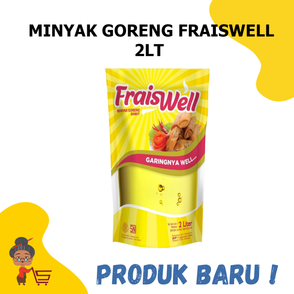Jual FRAISWELL MINYAK GORENG 2lt / FRAISWELL MINYAK GORENG / FRAISWELL ...