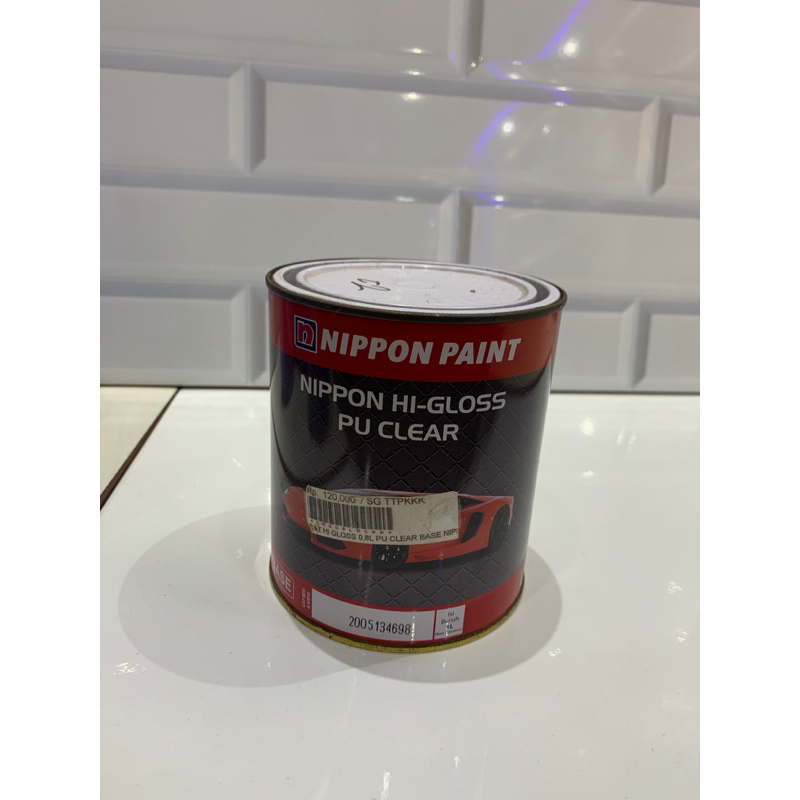 Jual cat hi gloos 0,8L pu clear base nippon paint | Shopee Indonesia