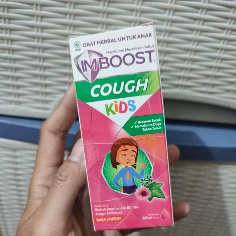 Jual imboost Cough Kids sirup 60 ml Batuk anak Rasa Cherry | Shopee ...