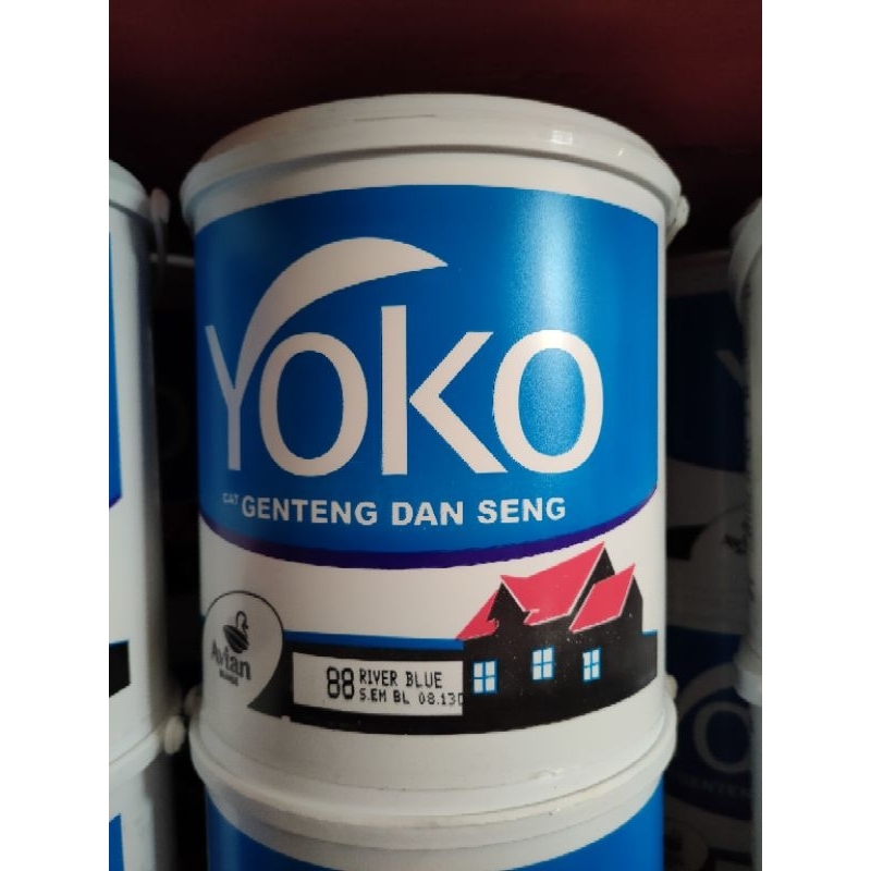 Jual Cat Yoko Genteng Seng 4Kg Gosend | Shopee Indonesia