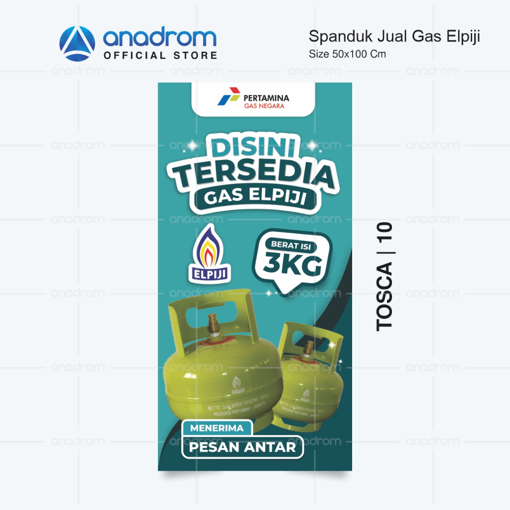 Jual Spanduk Jual Gas LPG 3 Kg | Spanduk Jual Gas Elpiji | Banner Agen ...