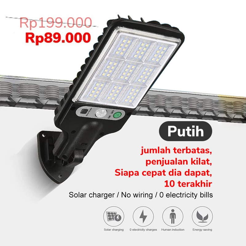 Jual ANMUSON Solar Sensor Street Cell Lights 100W lampu solar cell ...