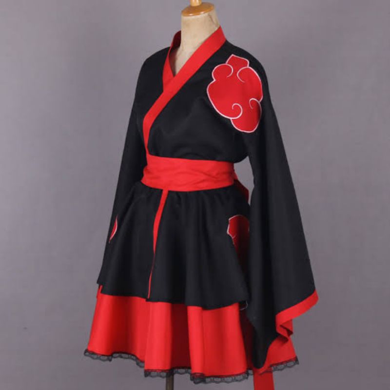 Jual Kimono Akatsuki Naruto kostum cosplay | Shopee Indonesia