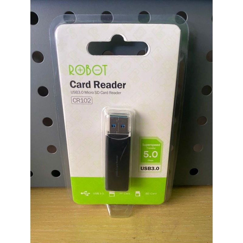 Jual CARD READER ROBOT CR102 USB3.0 Micro SD 2in1 | Shopee Indonesia