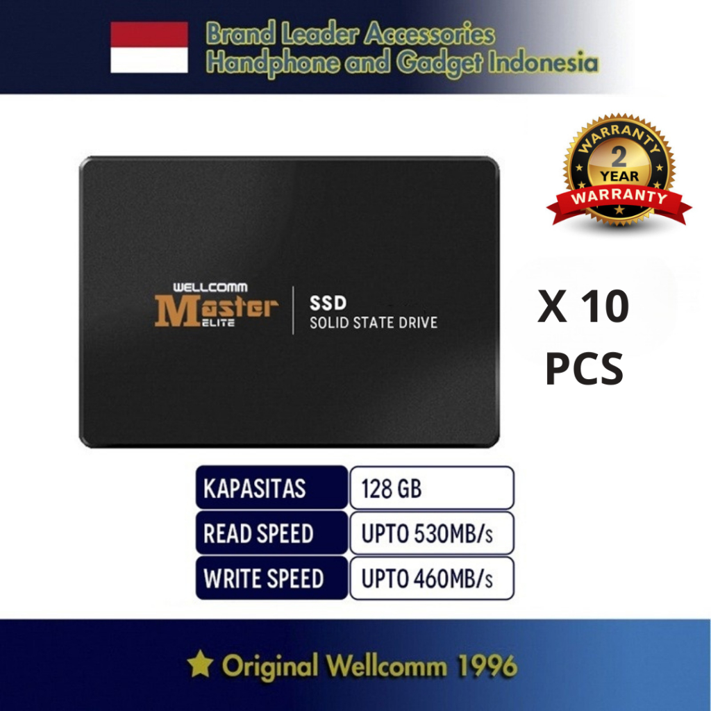 Jual GROSIR Wellcomm ELITE SSD 128 GB SATA III 2.5" / SSD Murah / SSD 128GB | Shopee Indonesia
