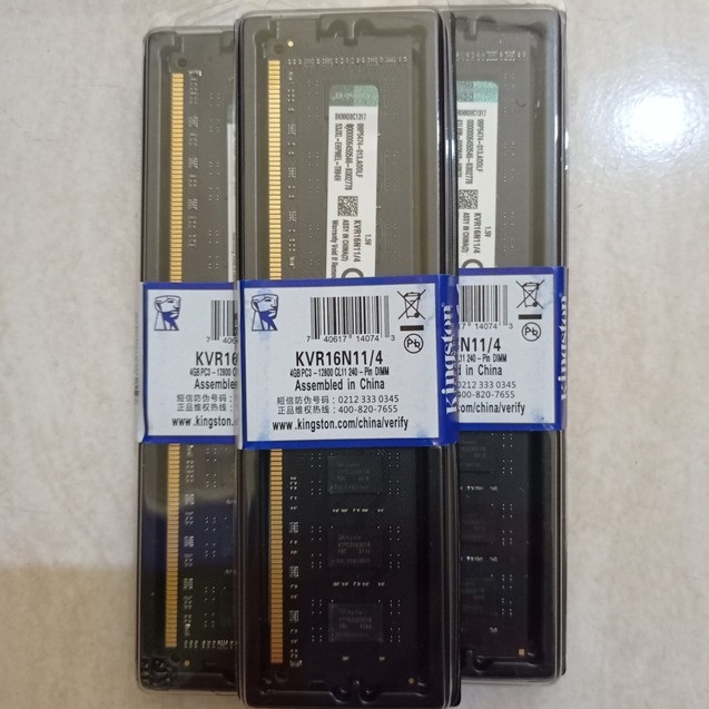 Jual RAM PC Komputer DDR3 4GB Kingston LongDimm Memory Ram Kingston DDR3 DDR3L 4GB PC3 12800MHz ...