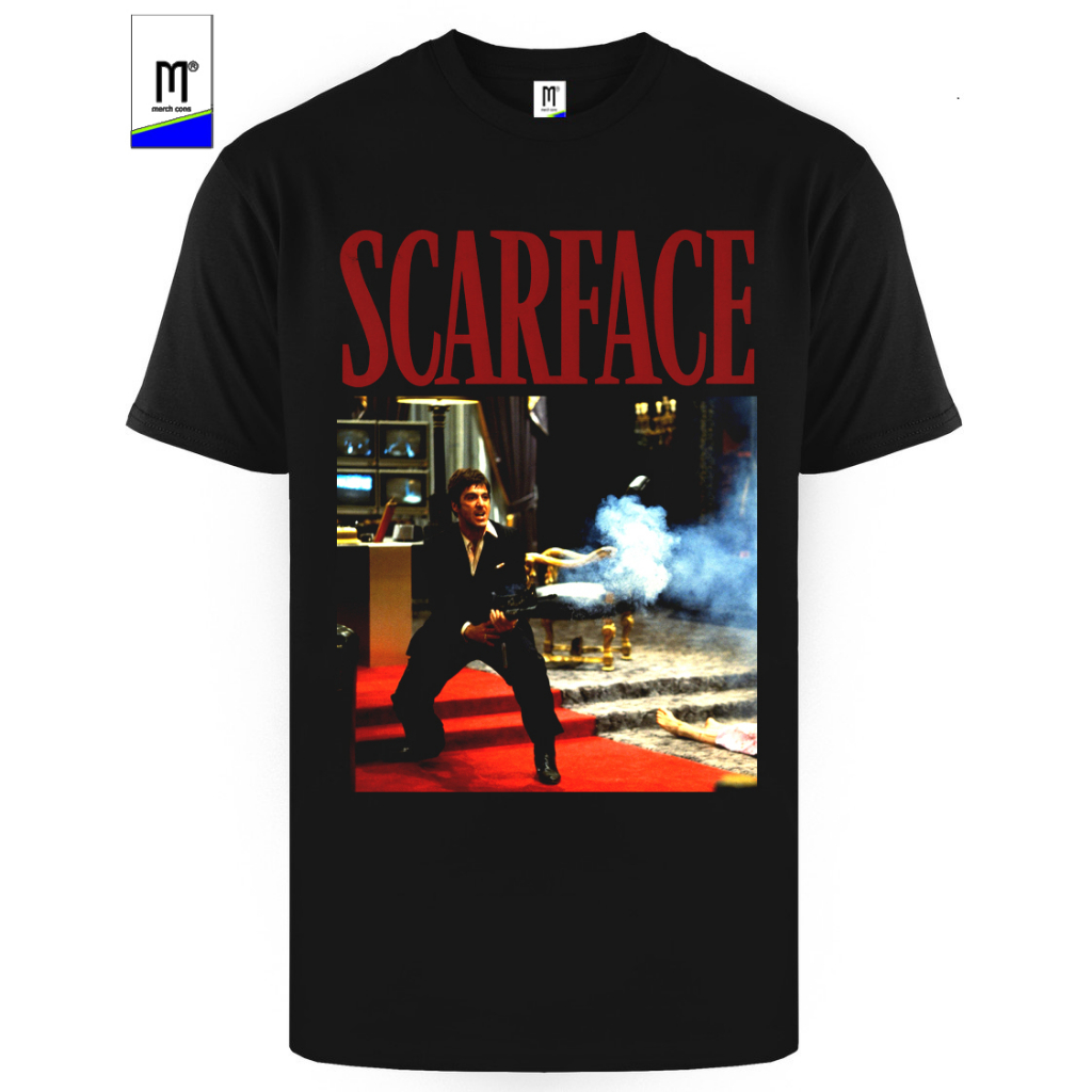 Jual Kaos Band Musik Scarface Say Hello To My Little Friend | Shopee ...