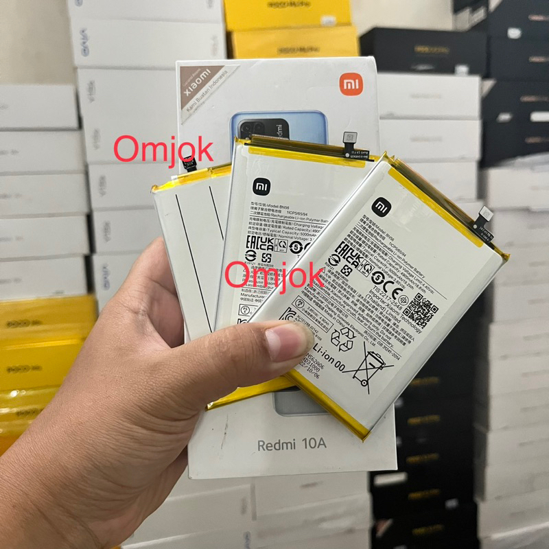 Jual Batterai Xiaomi Redmi 10A 9C 9A Copotan original bawaan | Shopee ...