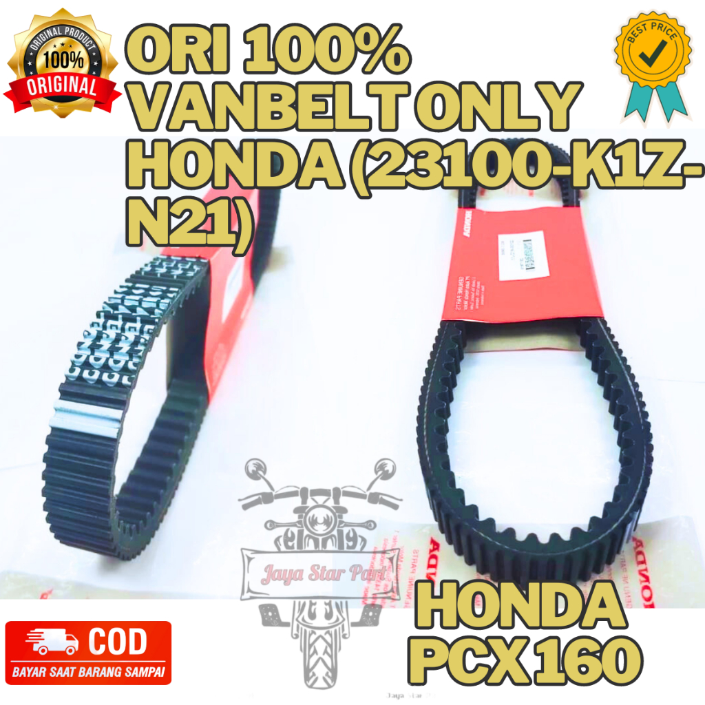 Jual ORI VANBELT ONLY HONDA KODE(23100-K1Z-N21) ORIGINAL ASLI HONDA Van ...