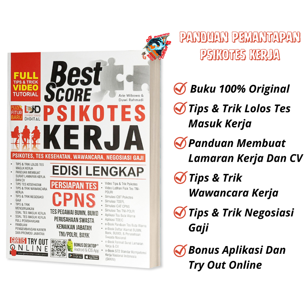Jual Buku Tes Psikotest Best Score Psikotes Kerja Cpns Bumn Bumd ...