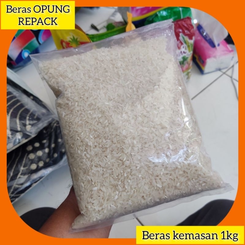 Jual BERAS OPUNG 1KG (REPACK) KEMASAN POLOS | Shopee Indonesia