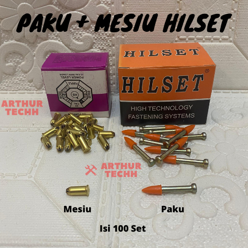 Jual Paku Mesiu Hilset Untuk Ramset isi 100 set | Shopee Indonesia