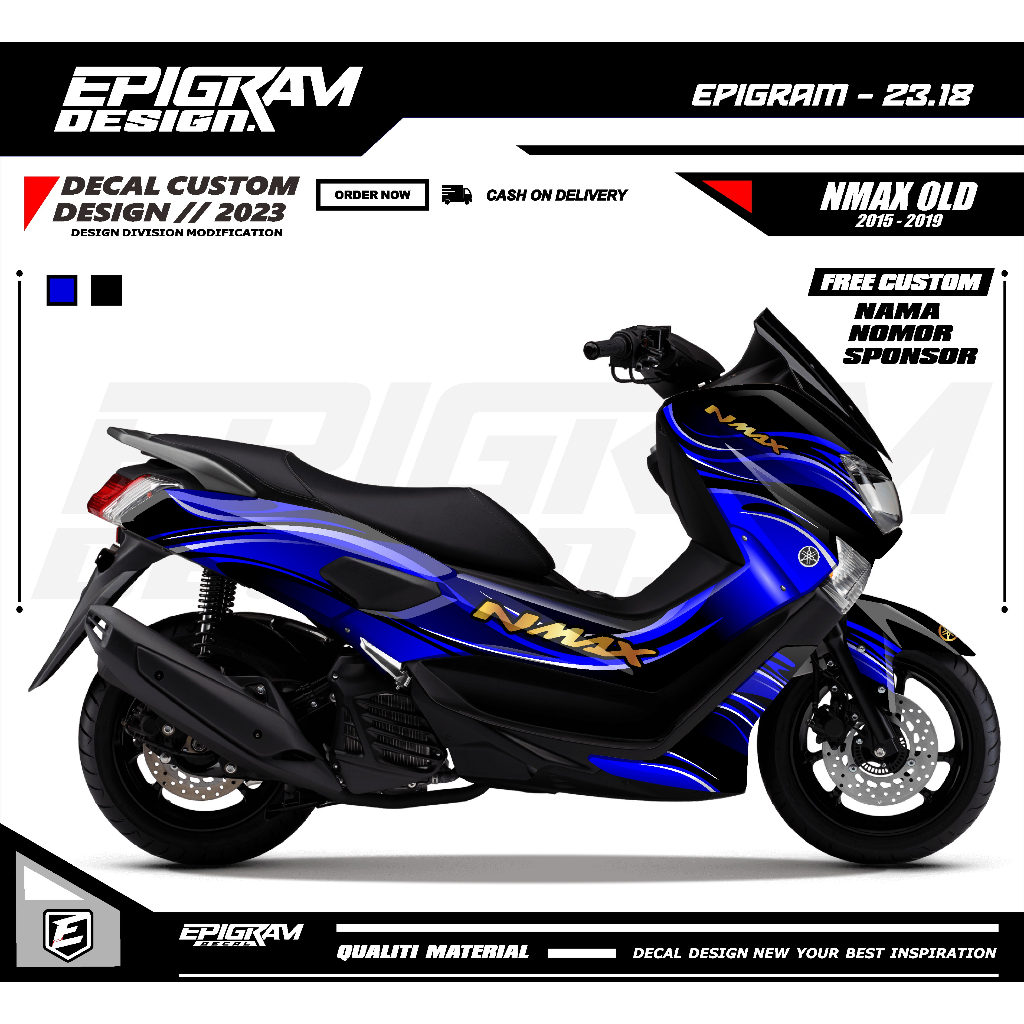 Jual Stiker Decal NMAX OLD 2016-2019 Fullbody - Dekal Sticker Yamaha ...