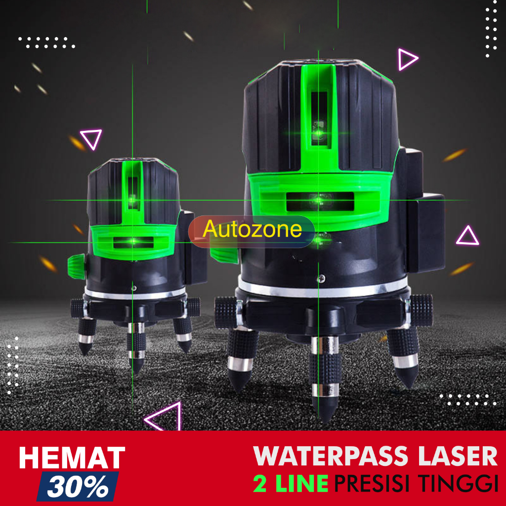 Jual Taffware Self Leveling Projector Green Laser 2 Line Alat Ukur ...