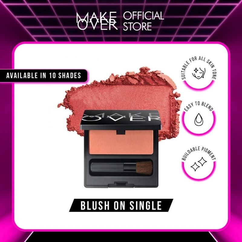 Jual Makeover Make Over Blush On | BO Makeover Single | Shopee Indonesia