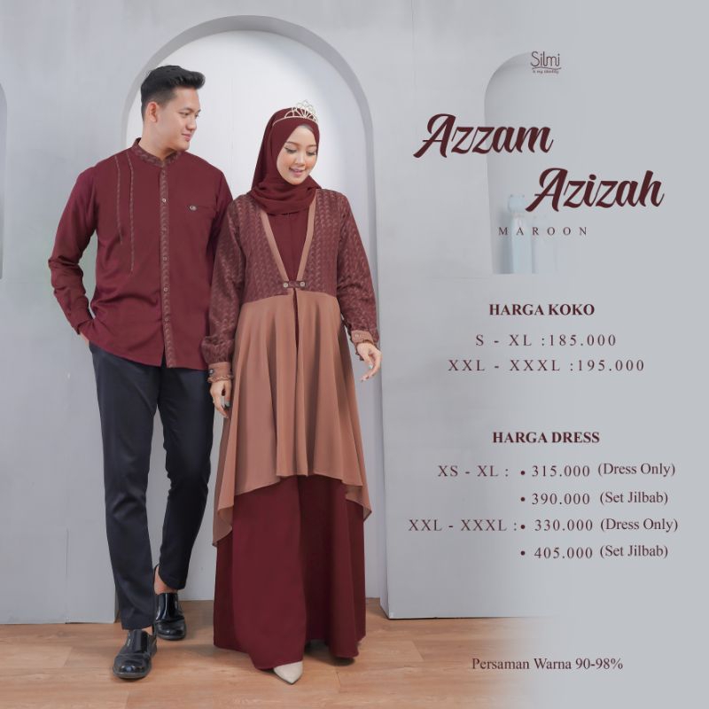 Jual COUPLE AZIZAH&AZAM | Shopee Indonesia