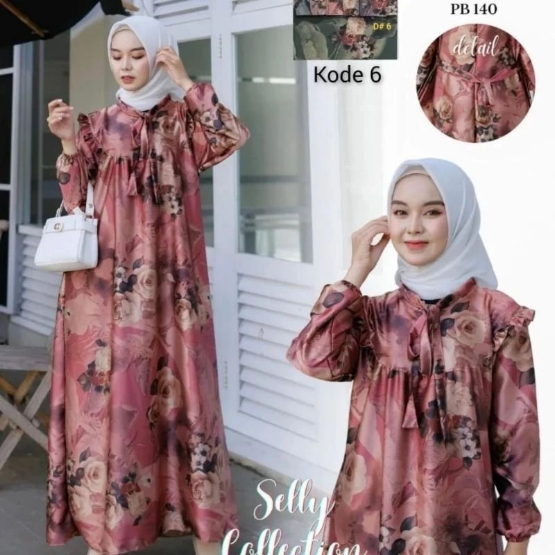 Jual ZOYA GAMIS SILKY ARMANI PREMIUM // LONG DRESS SILKY ARMANI ...