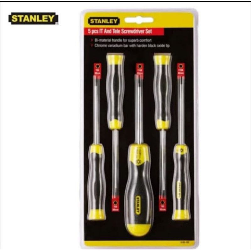 Jual Obeng Torx Bintang Set ( 2-65-155 ) Stanley CG S/Driver SetTorx ...