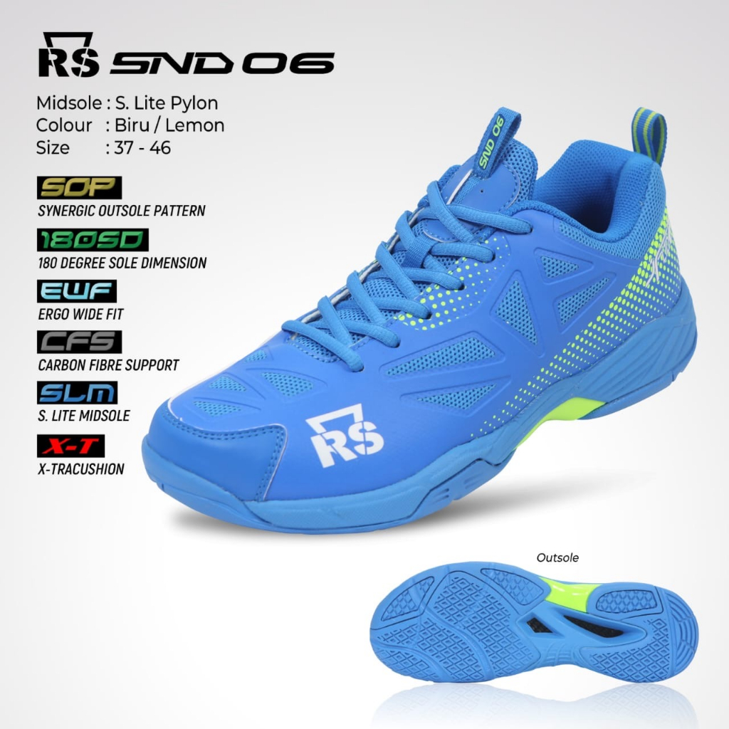Jual Sepatu Badminton RS SND LTD 06 05 04 Limited Edition Original ...