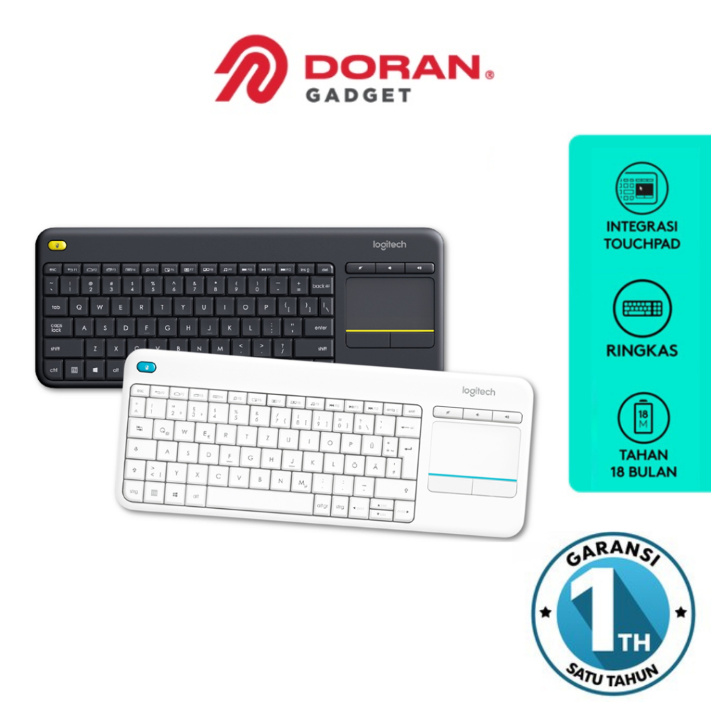 Jual Logitech K400 Plus Keyboard Wireless | Keyboard Logitech Original ...