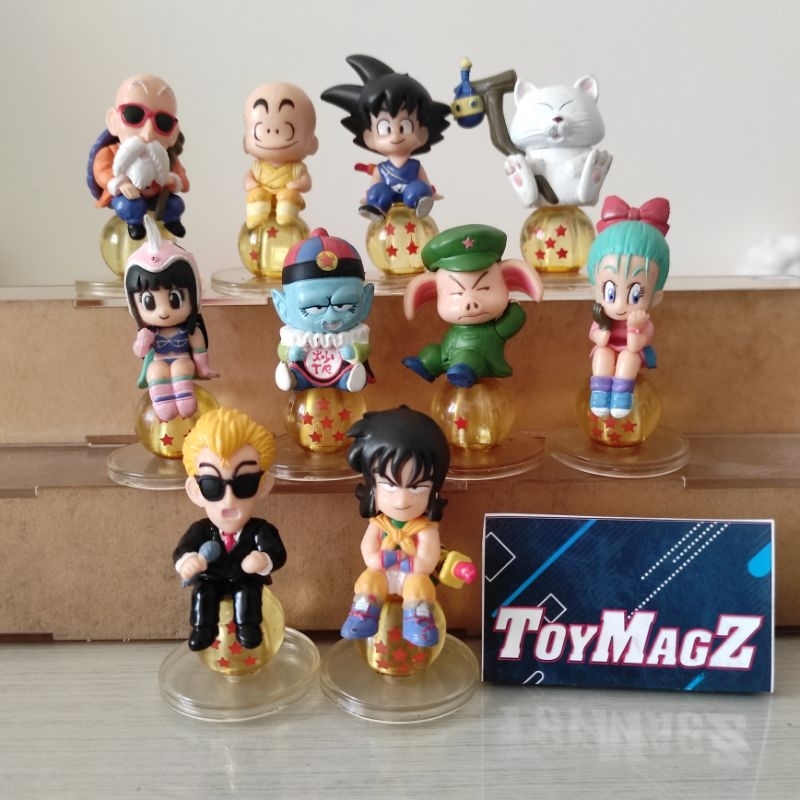Jual Mini Figure Candy Toys Dragon Ball Son Goku and Friends set isi 10 ...