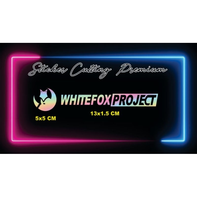 Jual stiker WHITE FOX PROJECT tulisan dan LOGO | Shopee Indonesia