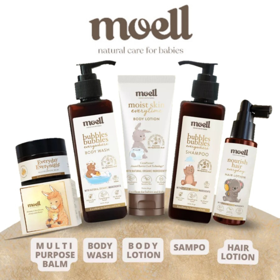 Jual MOELL Natural Care For Babies Moel | Shopee Indonesia