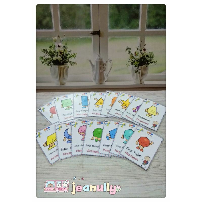 Jual Flash Card 2D Shapes | Shopee Indonesia