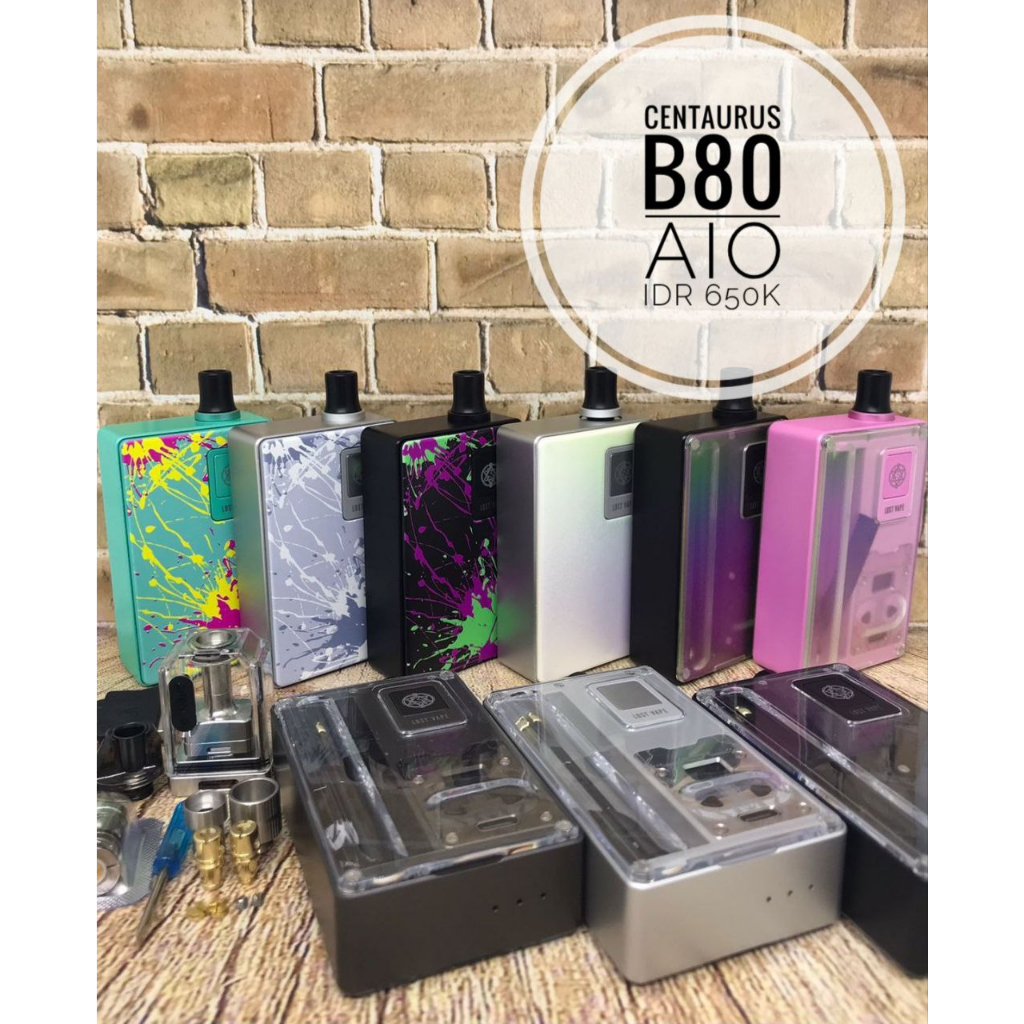 Jual Centaurus B80 AIO 18650 By LostVape | Shopee Indonesia
