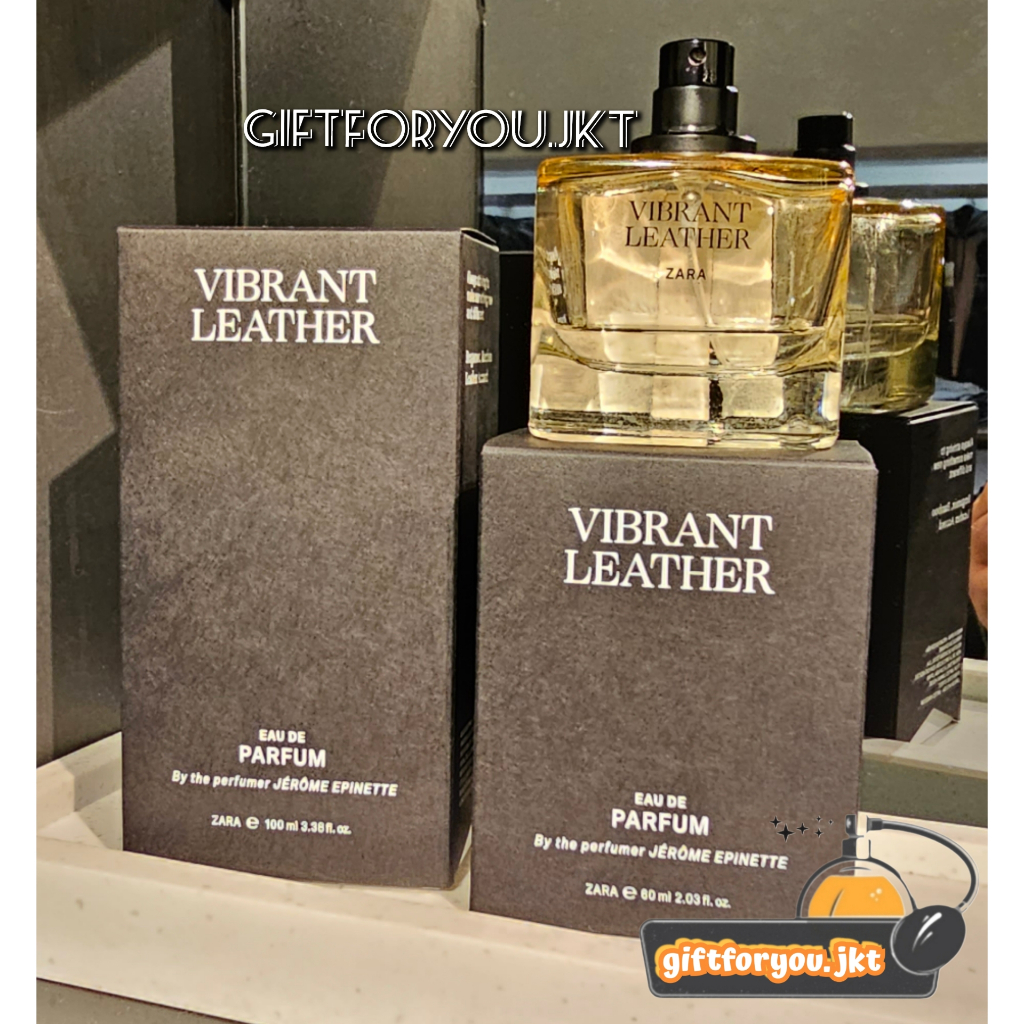 Jual Zara Man Vibrant Leather Parfum Cowok 60 100 ml EDP Eau De Perfume ...