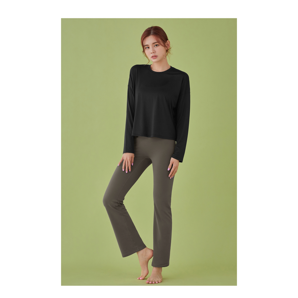 Jual [Minne] STL Essence Crop Overfit / Atasan Olahraga Wanita Lengan ...