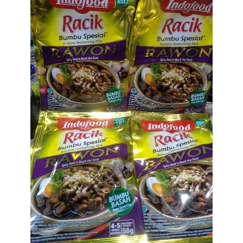 Jual indofood racik Rawon kemasan 50g | Shopee Indonesia