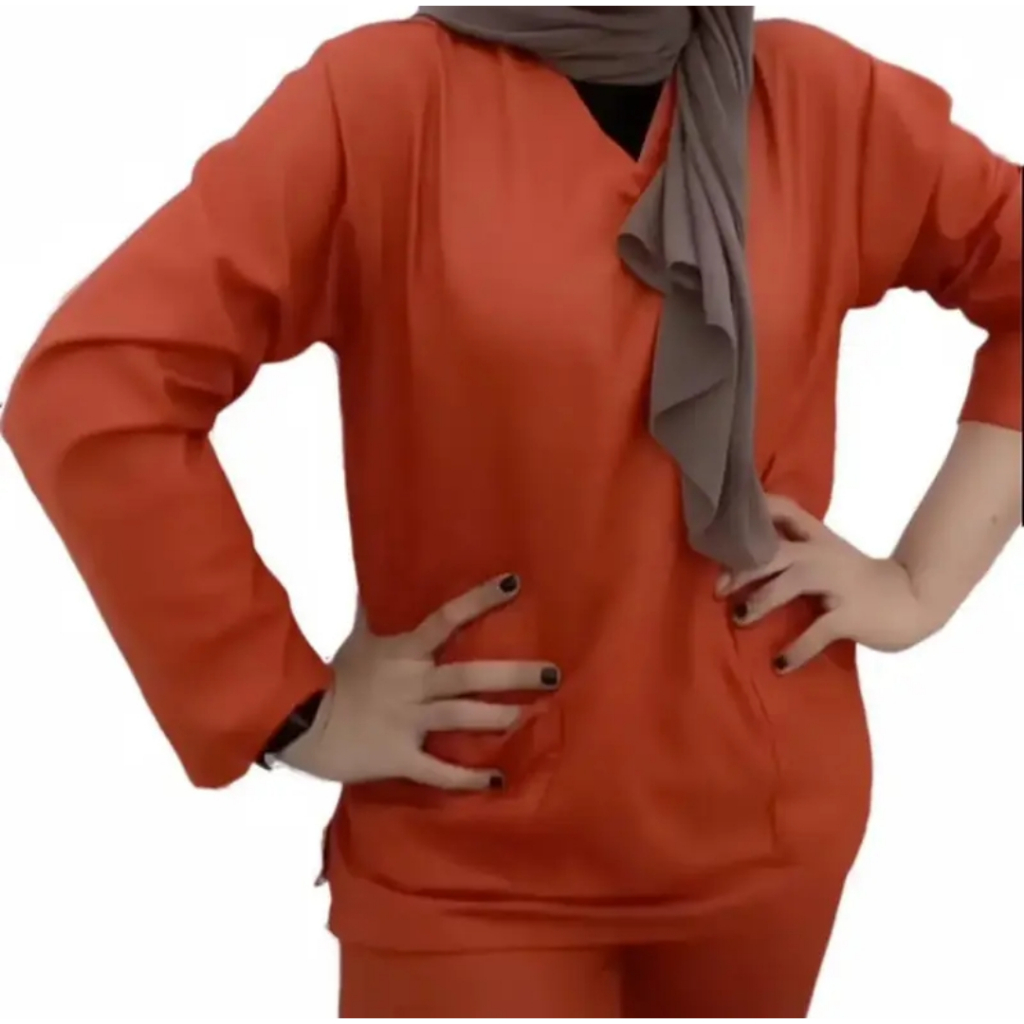 Jual TOYOBO terracotta baju jaga oka ok perawat dokter bidan nakes ...