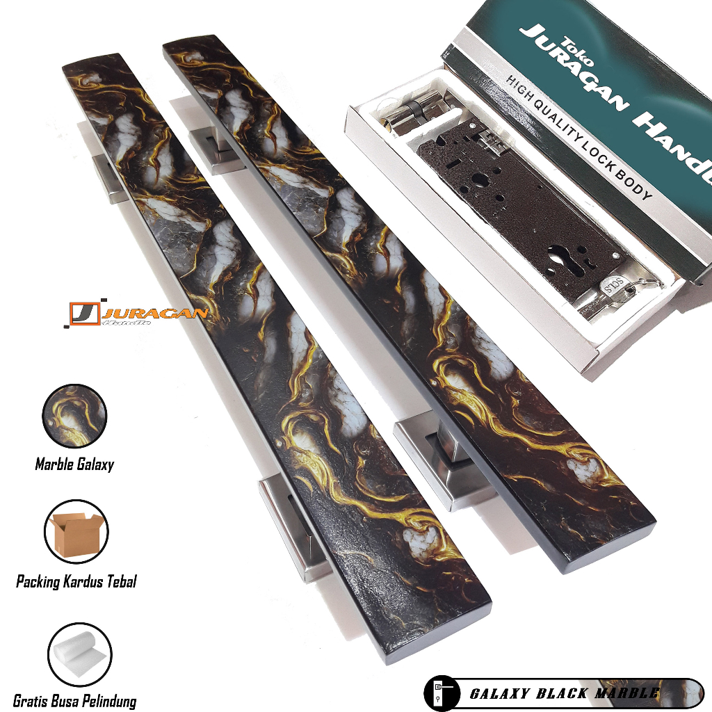 Jual Gagang Kunci Pintu Satu Set Mewah 60 cm Handle Estetik Panjang ...