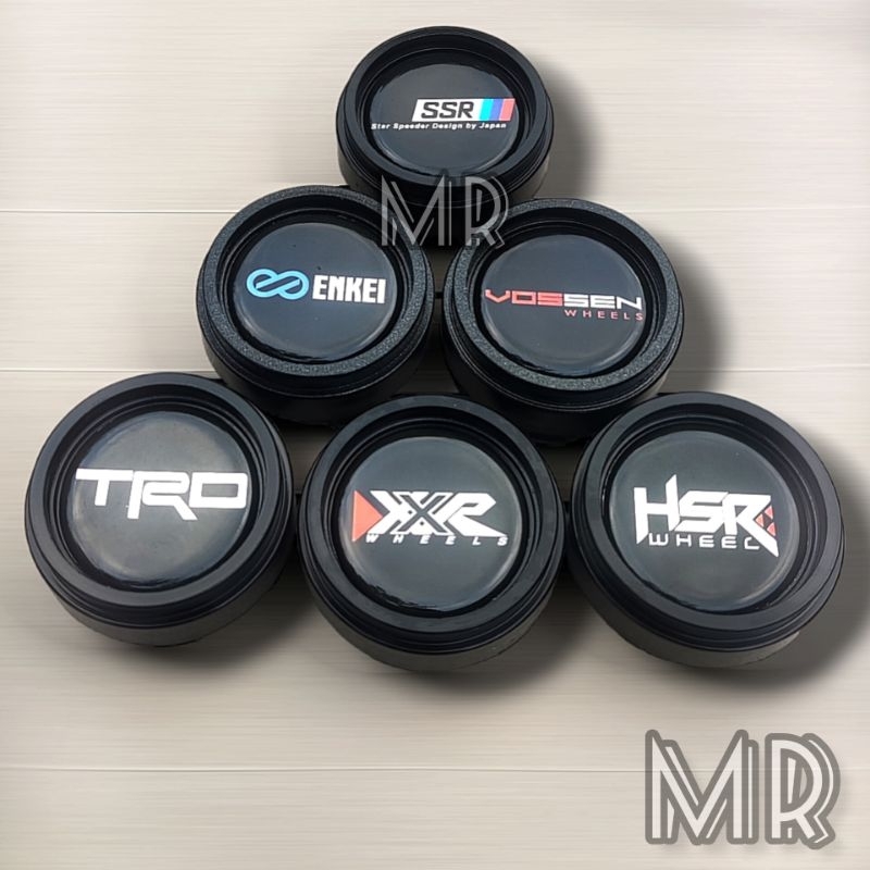 Jual TUTUP DOP VELG HSR TRD XXR ENKEI VOSSEN SSR SILINDER HITAM RESIN ...