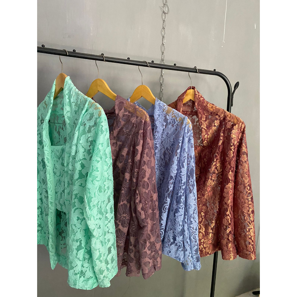 Jual Kebaya - Kebaya Modern Kebaya Brukat Bali Atasan Kebaya Brukat ...