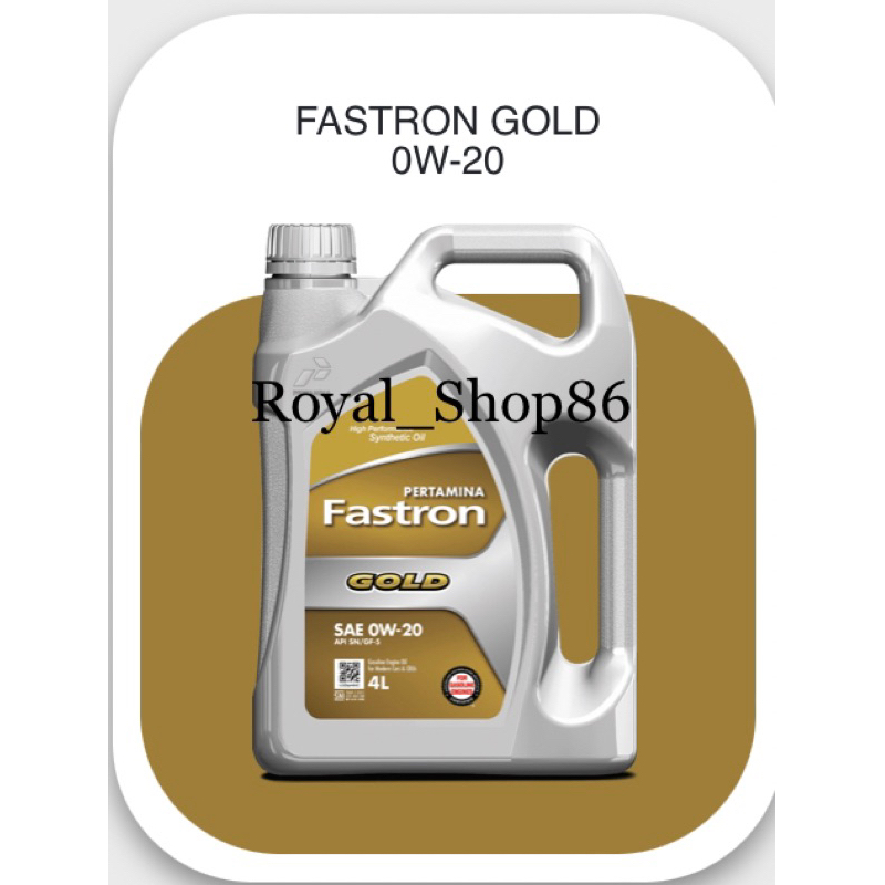 Jual Oli Fastron Gold Sae 0W-20 4 Liter Galon Original | Shopee Indonesia