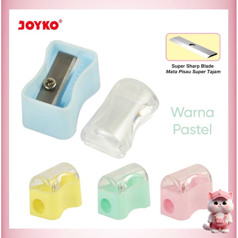 Jual N114 Rautan Pensil / Serutan Pensil Joyko SP-362PTL Pastel ...