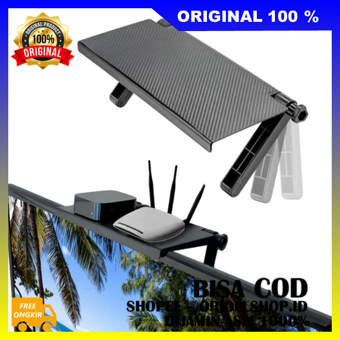 Jual Rak TV Screen Top Shelf TV Viral Rak Tatakan Atas TV 100% ASLI ...